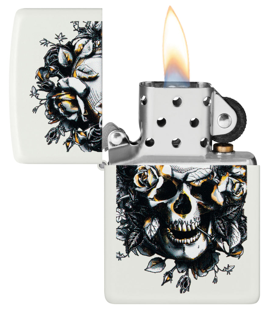 ZIPPO | Windproof Lighter Skull and Roses Design | Zippo Poland